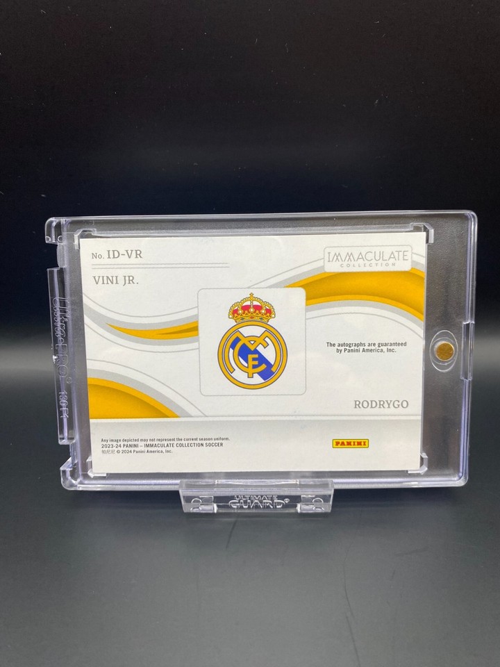 2023-24 Panini Immaculate Vini Jr Rodrygo 2/5 Dual Auto Autograph Card ...
