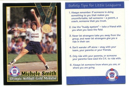 Michele Smith Softball Atlanta 1996 Olympic Trading Card Little League ...
