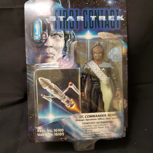 Star Trek First Contact LT. Commander Worf Action Figure | eBay