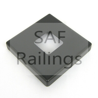 Stainless Steel T316 Black Coated Base Plate Cover For Square Post ...