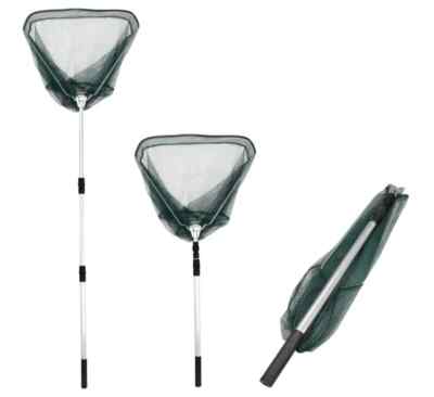 Pond Fish Catch Net Telescopic Handle Strong Leaf Dip Garden Cleaning ...