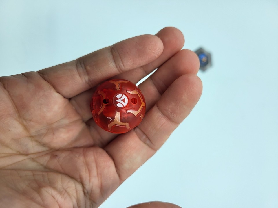 Bakugan - B1 Translucent Juggernoid - Pyrus Red - Battle Brawlers | eBay