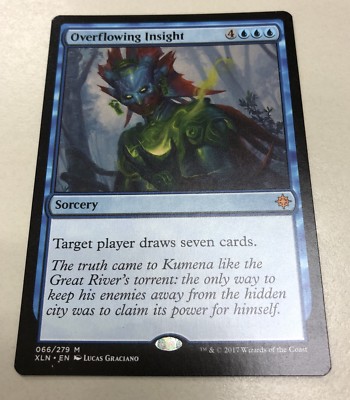 x1 Overflowing Insight MTG Ixalan M/NM, English ...