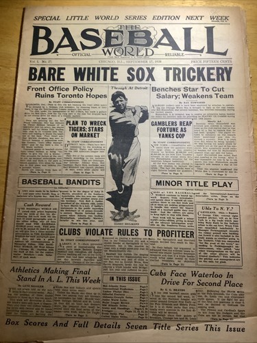 Rare 1928 BASEBALL WORLD NEWSPAPER ~ WONDERFUL BASEBALL NEWS ⚾️ | eBay