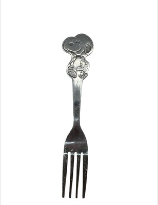 Danara Peanuts Snoopy Woodstock Stainless Steel Childs Fork 1958 1965 ...