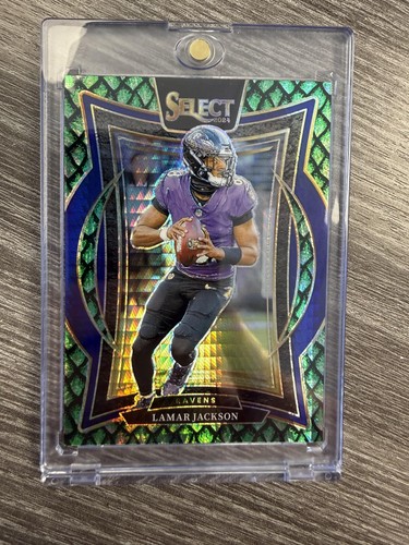 2024 Panini Select #35 Lamar Jackson Dragon Scale Prizm #/81 | eBay