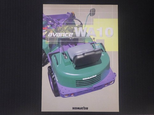 Komatsu WA101 Heavy Equipment Catalog, Construction Machinery Manual ...