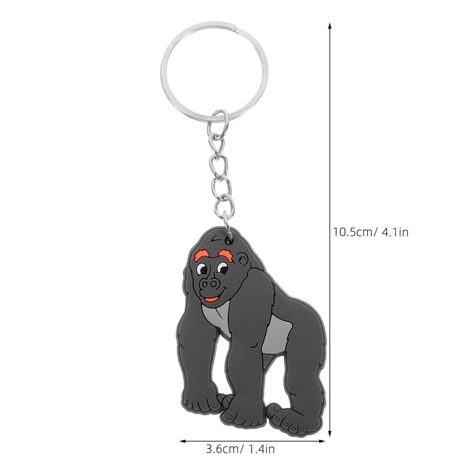 12 Pcs Key Ring Hanging Charm Gorilla Keychain Pendant Accessories | eBay Australia