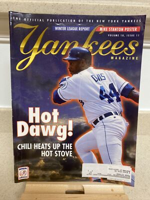 1998 New York Yankees Magazine - Chili Davis Cover + Mike Stanton ...