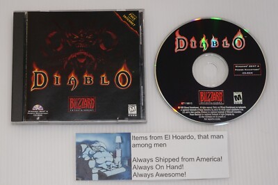 Diablo (PC CD-ROM, 1998) In Jewel Case Blizzard, Windows 95, Rated M | eBay