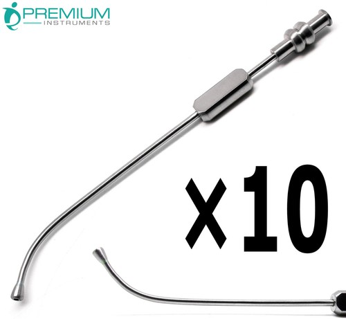 10 Pcs Sinus Cannula Suction Tube 3mm Dental Surgical 6" Implant New ...