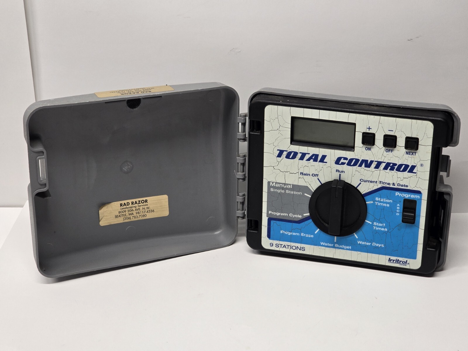 Irritrol Total Control TC-9IN-B Irrigation Controller 9 Zone -Free Fast ...