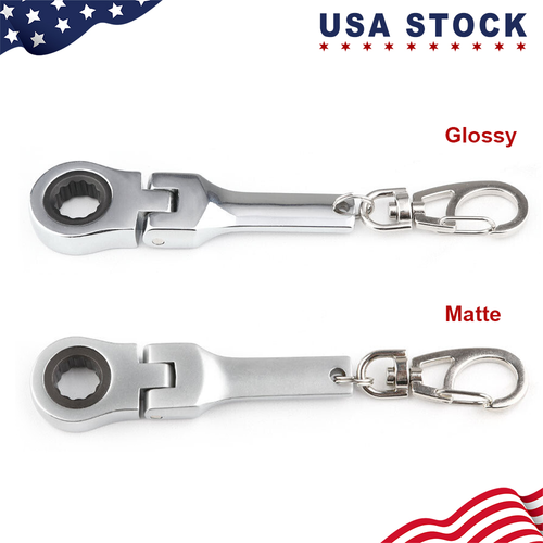 10mm Ratchet Key Chain Flex Head Portable Ratchet Wrench Keychain Key ...