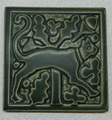 MOTAWI TILEWORKS Medieval Cat 6" X 6" Right Facing | eBay