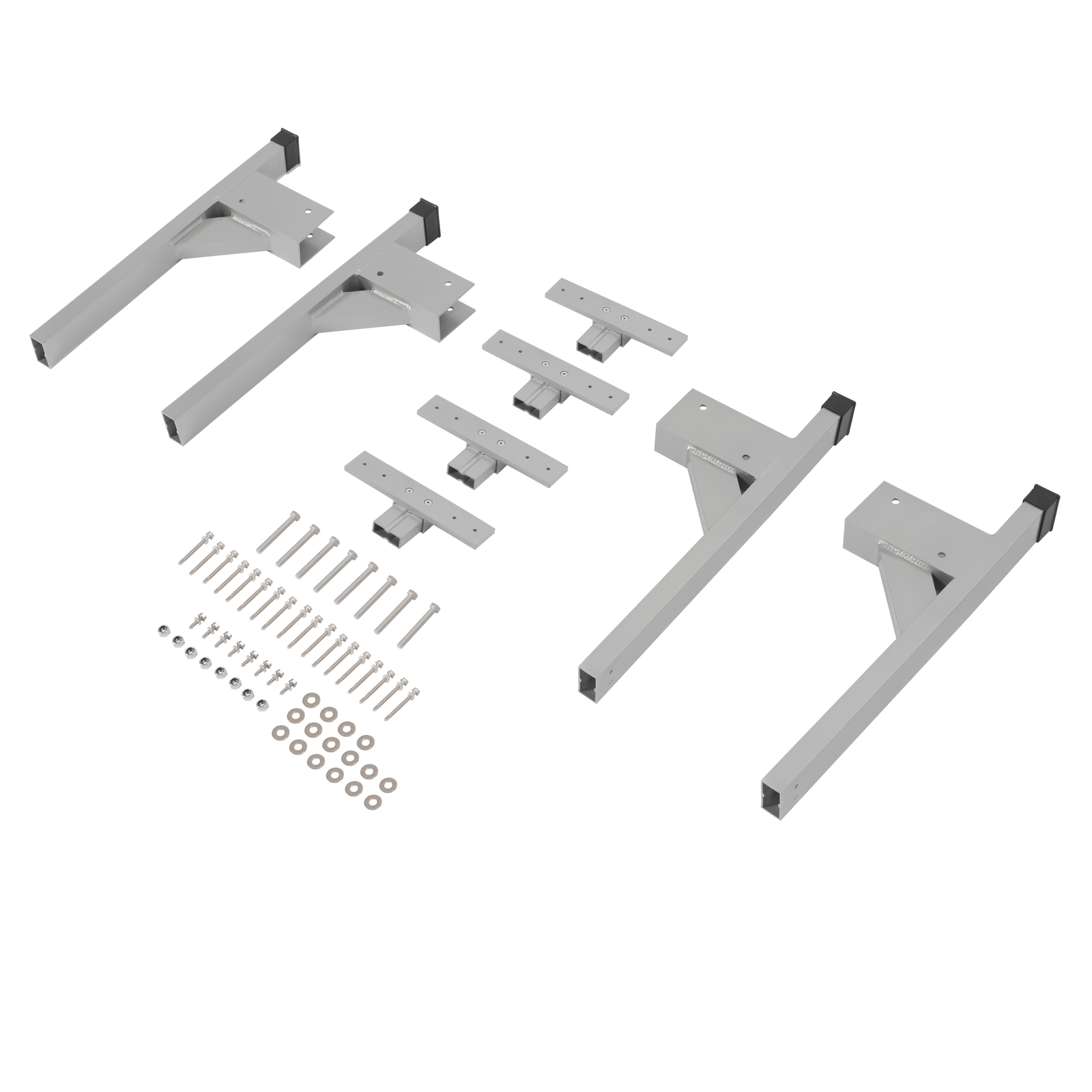 Adjustable Roof Ladder Rack Bracket Kit For Open or Enclosed Trailers ...