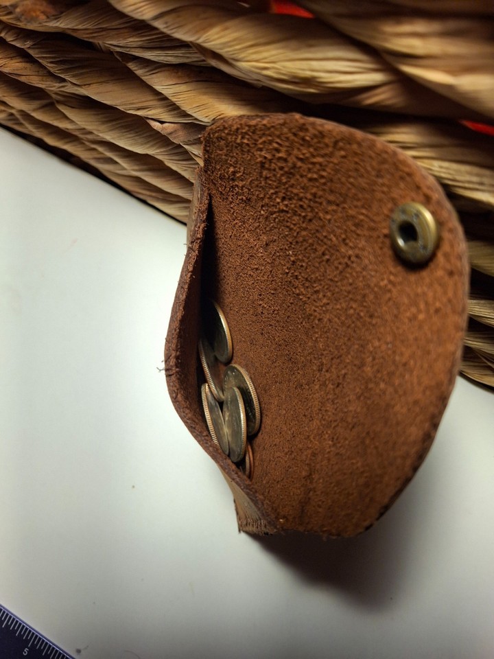Hand Made Leather Coin Purse | eBay