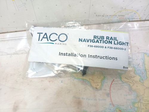 Boaters' Resale Shop of TX 2503 0574.05 TACO RUB RAIL NAV LIGHTS F38 ...