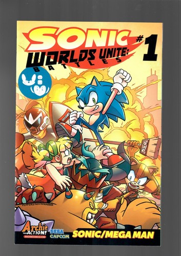 Sonic Worlds Unite Battles #1A (2015) Archie Comics 'Pepper Cover' NM 9 ...