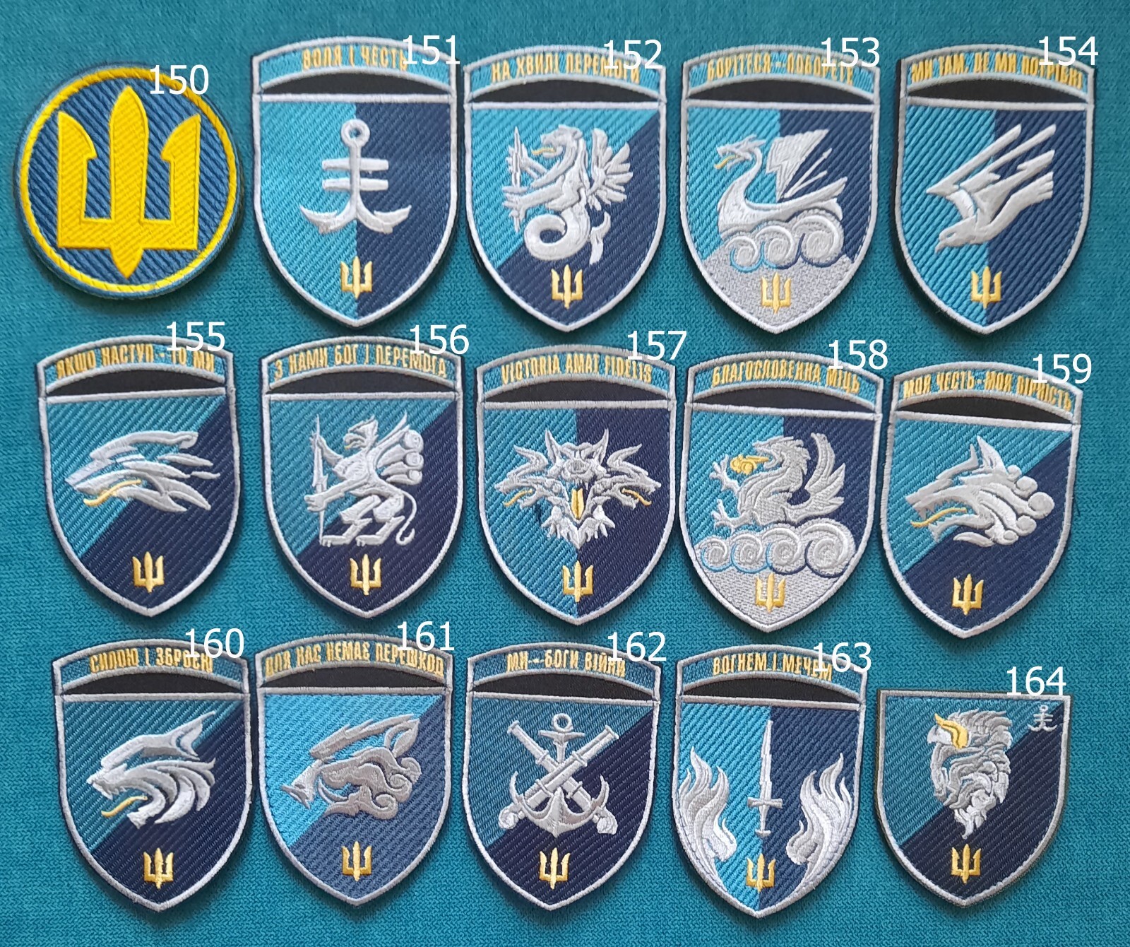 Ukrainian Army Unit Patch Military Tactical War Badge Lot 5 pcs for ...