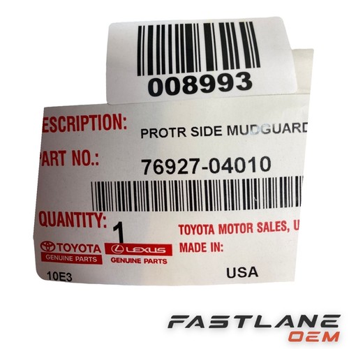 Genuine Toyota Tacoma Side Panel Protector 76927-04010 for sale online ...