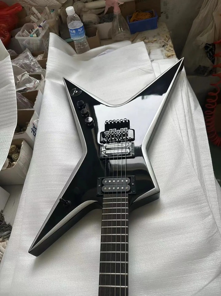 Factory Customized Dean Dimebag Stealth Electric Guitar Black and ...