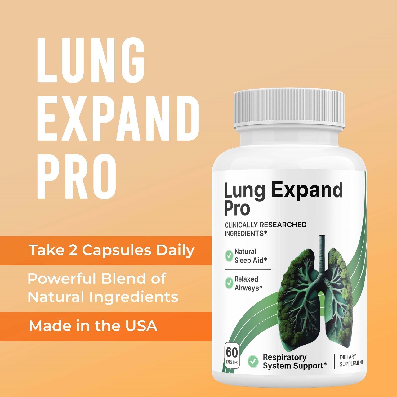 (2 Pack) Lung Expand Pro, LungExpandPro Advanced Supplement | eBay