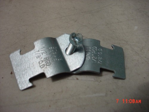 Lot of 75 COOPER B-LINE 1/2 Inch CONDUIT PIPE CLAMPS B2008PAZN | eBay