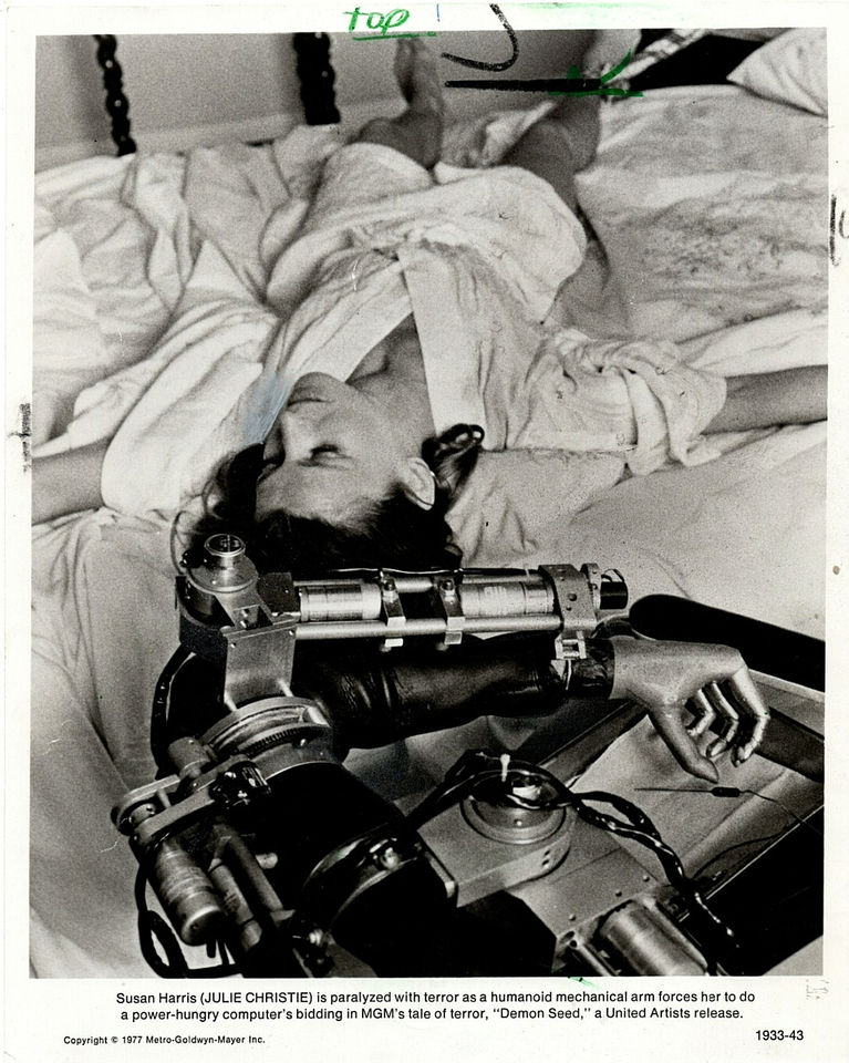 2 -1977 ORIGINAL MOVIE PUBLICITY PHOTOS of JULIE CHRISTIE in 'DEMON ...