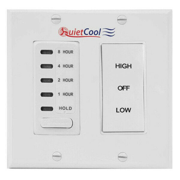 Quietcool Timer Control Kit for 2 Speed Cool Whole House Fan Models (IT ...
