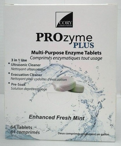 Prozyme Plus Ultrasonic Cleaning Solution 320 Tablets pre-soak 3 in 1 ...