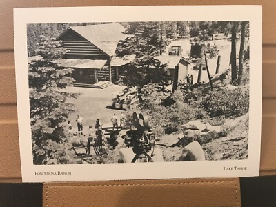POSTCARD UNPOSTED CALIFORNIA, LAKE TAHOE- BONANZA’S PONDEROSA RANCH ...