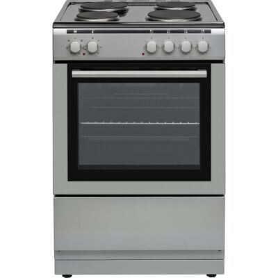 Electra SE60S/2 60cm Free Standing Electric Cooker with Solid Plate Hob ...
