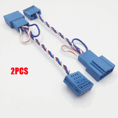 2x Subwoofer Connector Adapter Cable For BMW 1 3 5 6 7 Series X1 X3 X5 ...