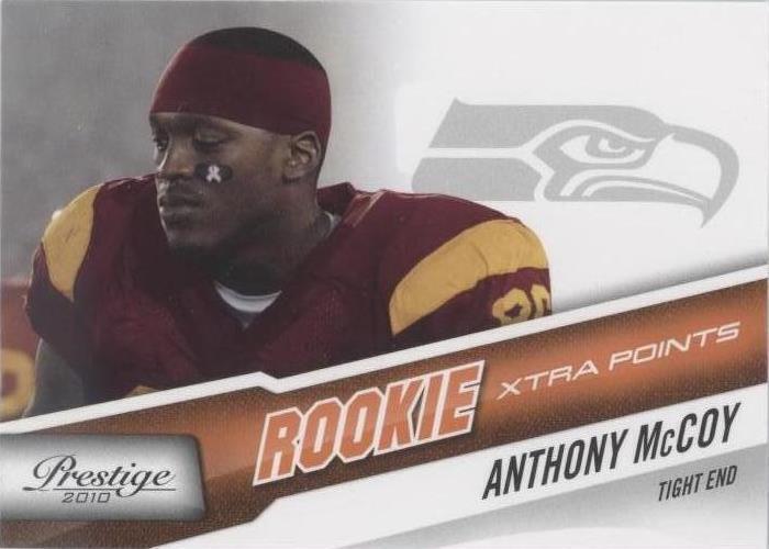 2010 Playoff Prestige - Rookie Anthony McCoy #206 Xtra Points Orange ...