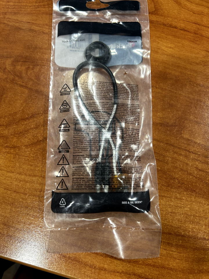 TRUCK-LITE 33050Y 33 Series, LED, Yellow Round, 1 Diode, W/GROMMET, 12V ...