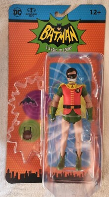 ROBIN W/ OXYGEN MASK figure MCFARLANE 1966 retro classic TV series NEW ...