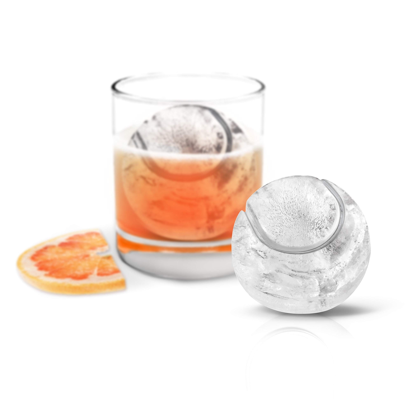 Tovolo Tennis Ball Ice Molds, Set of 2 Tennis Ball-Shaped Ice Sphere ...