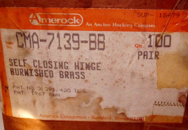 Vtg Amerock 7128 USA Cabinet Door Hinges for sale online | eBay