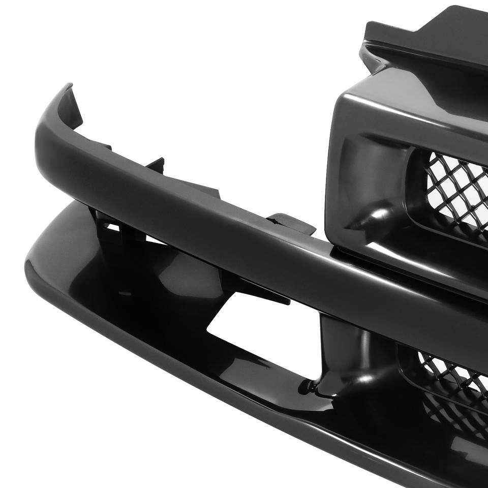 For 98-03 Chevy S10 SS Xtreme OE Style Matte Black Front Grille w ...