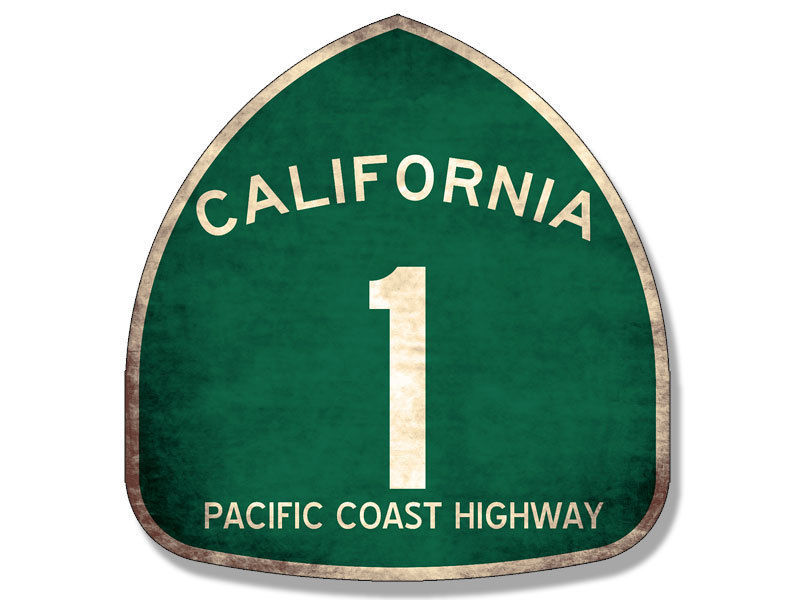 4" california pacific coast highway pch car sticker decal usa made ...