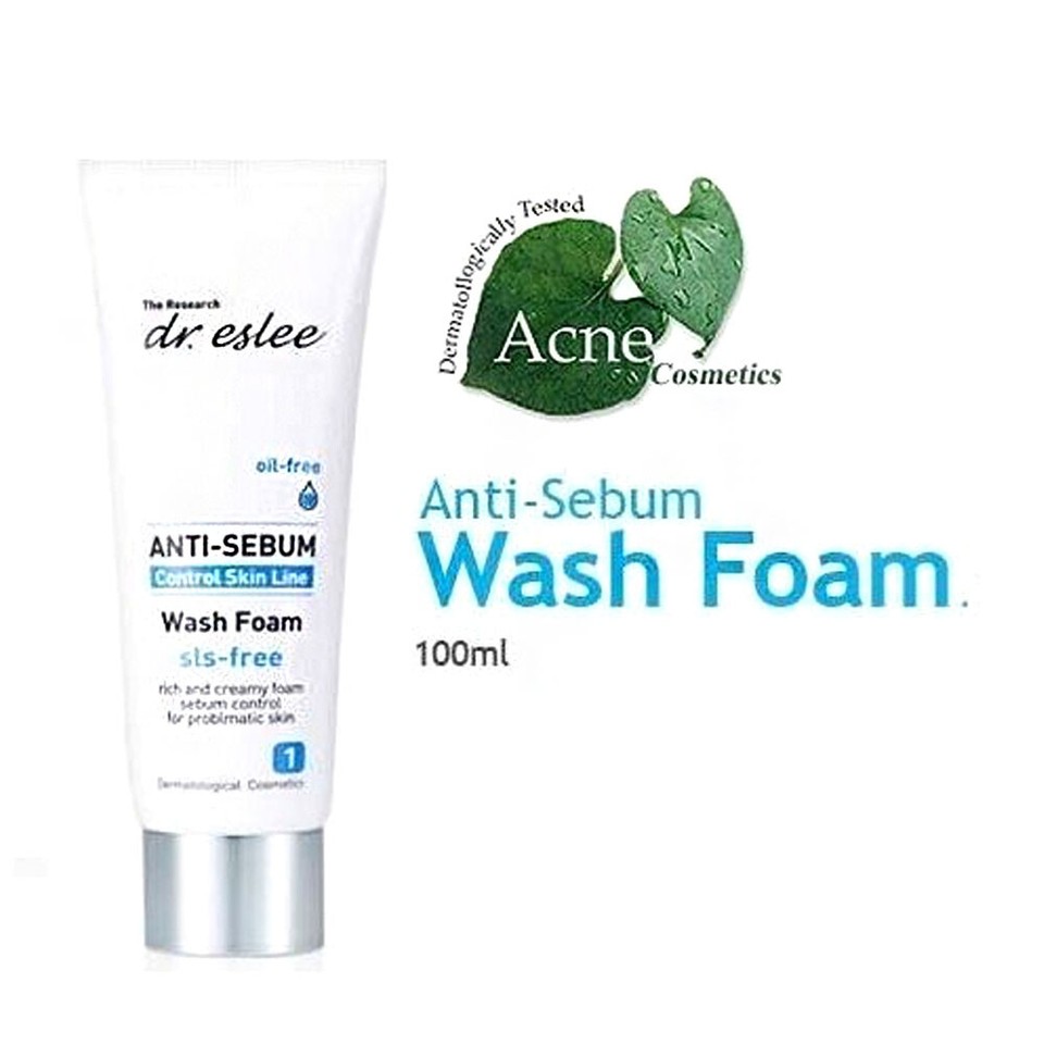 dr. eslee Anti-Sebum Wash Foam 100ml 3.4fl.oz/100ml NEW [Free USA ...
