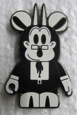 DISNEY 2013 VINYLMATION TRADING PIN CLASSIC BLACK & WHITE GIDEON GIDDY ...
