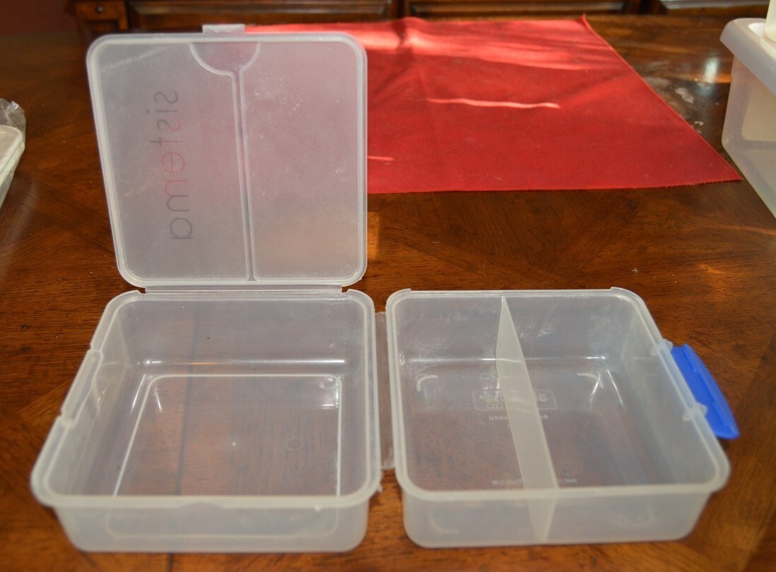 Sistema 3 Compartment Lunch Box Covered Divided Sectional Food Storage ...