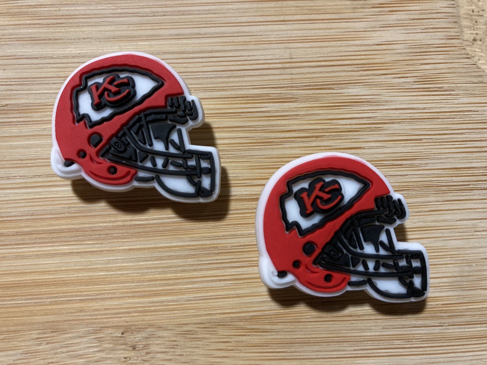 NFL Kansas City Chiefs Football Helmet For Crocs Shoe Charms Jibbitz ...