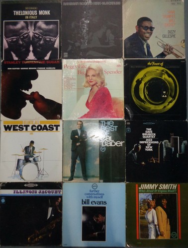 12 Jazz LPs - Monk, Rashaan Roland Kirk, Dizzy, Illinois Jacquet, Kai ...