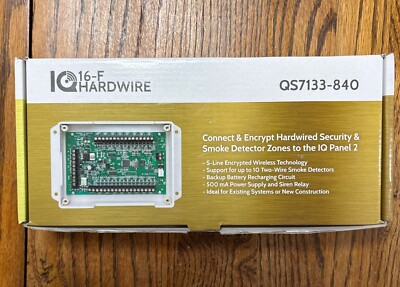 Qolsys QS7133-840 16-F Hardwired to Wireless Translator iQ2- iQ4-NEW | eBay