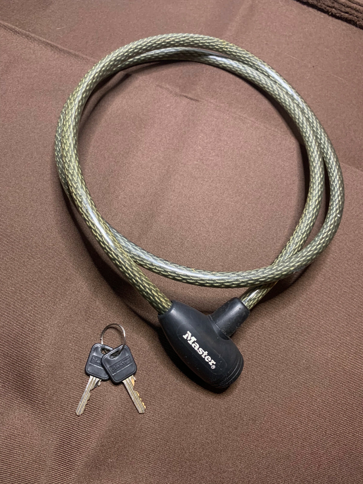 5FT Master Lock 8109D Keyed Cable Bike Lock & Schlage 3FT Braided Cable | eBay