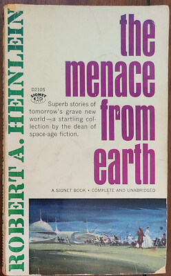 THE MENACE FROM EARTH by Robert A. Heinlein (Paperback 1964) Future ...