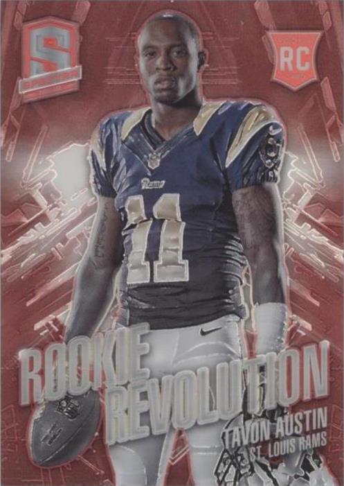 2013 Panini Spectra - Rookie Revolution Tavon Austin #35 Red /25 (RC ...