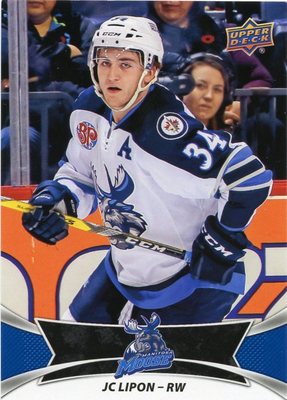 16/17 UPPER DECK AHL #11 JC LIPON MANITOBA MOOSE *30932 | eBay